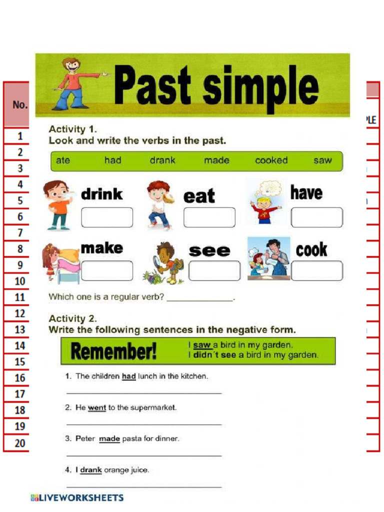 Past Simple | PDF