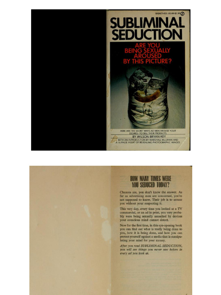 Wilson Brian Key. Subliminal Seduction | PDF