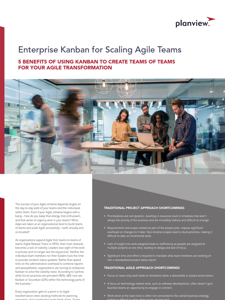 Enterprise Kanban For Scaling Agile Teams v2 | Download Free PDF | Agile Software Development ...