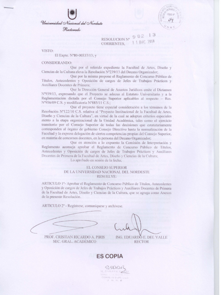 Ordenanza de JTP y Auxiliares | PDF