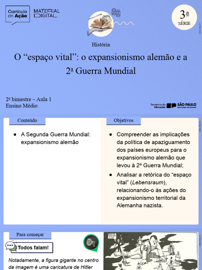 Expansionismo Alemão e o Espaço Vital | PDF | Alemanha nazista | Adolf ...