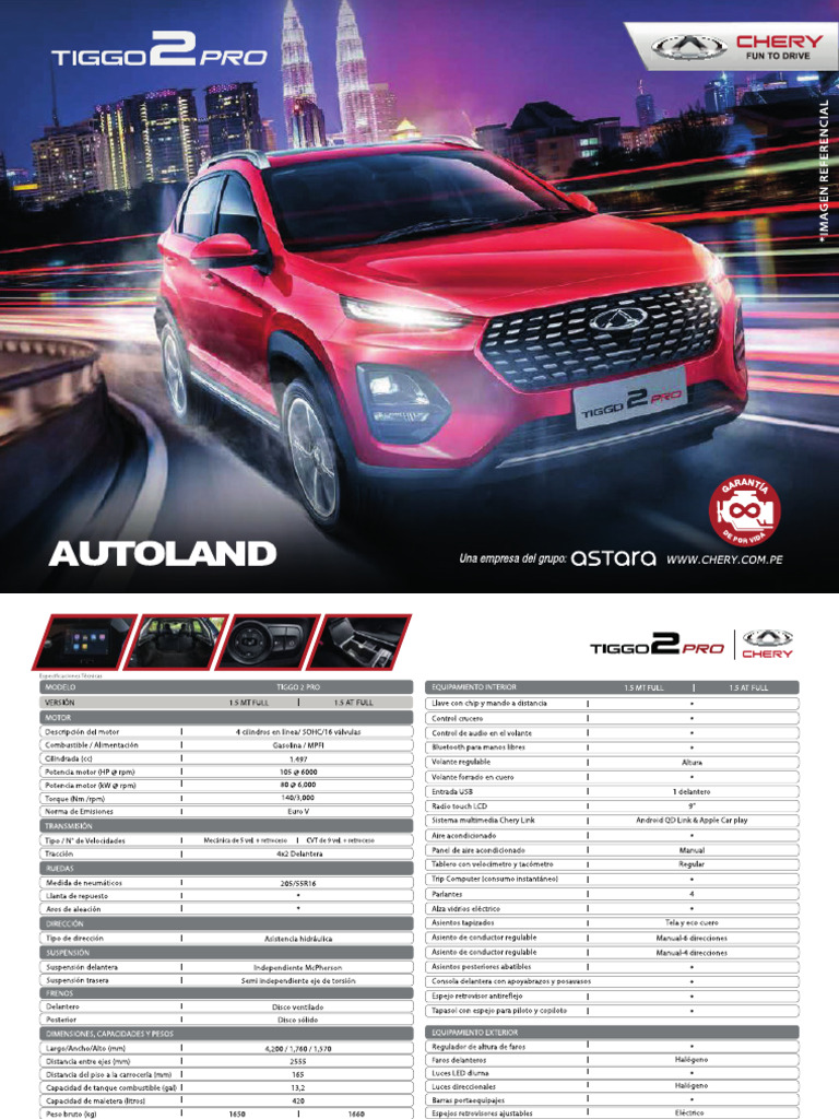Chery Tiggo 2 Pro Autoland | PDF
