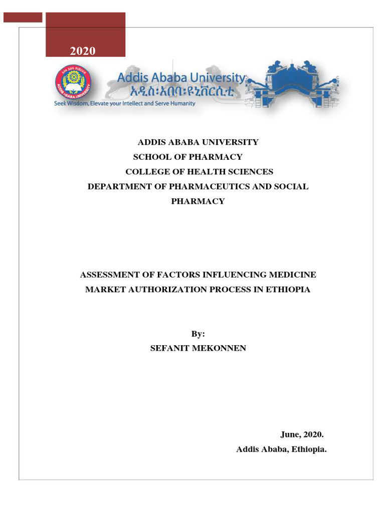 Sefanit Mekonnen | PDF | Sample Size Determination | Sampling (Statistics)