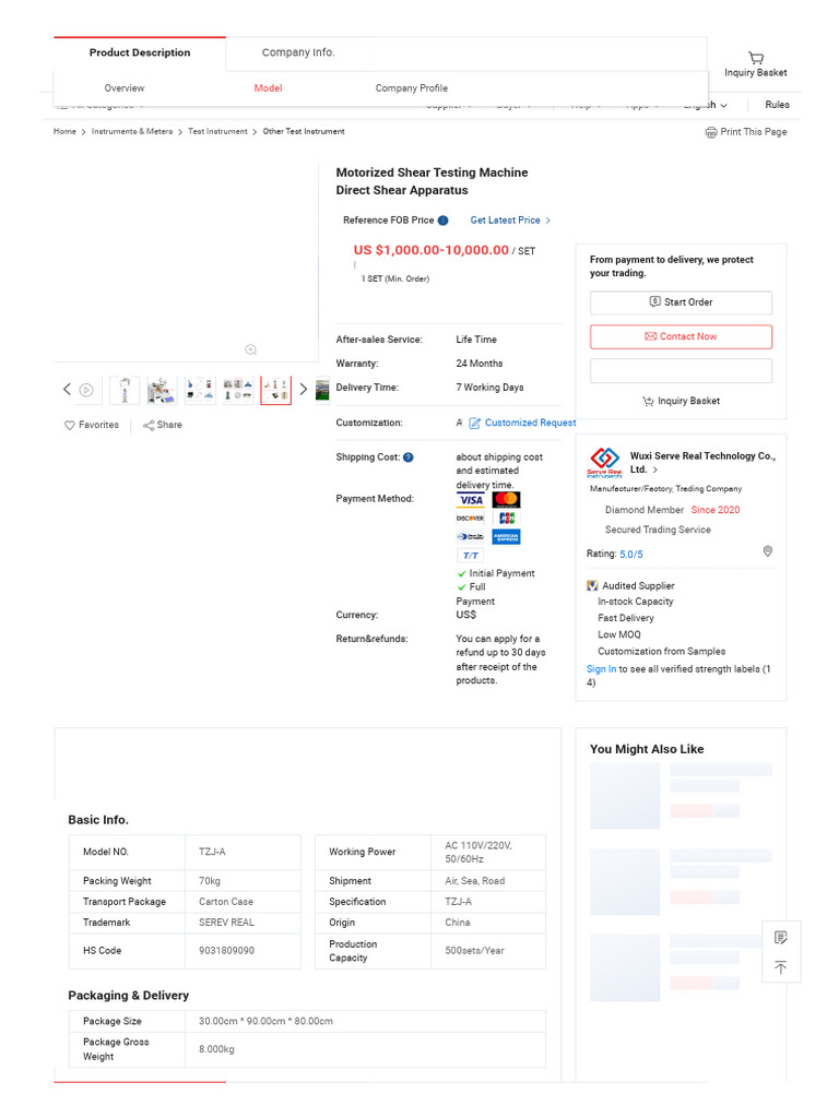 Motorized Shear Testing Machine Direct Shear Apparatus - China Shear ...