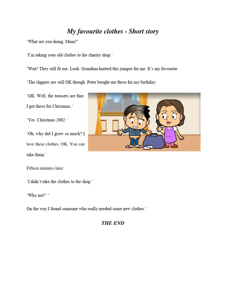 My Favorite Clothes | PDF