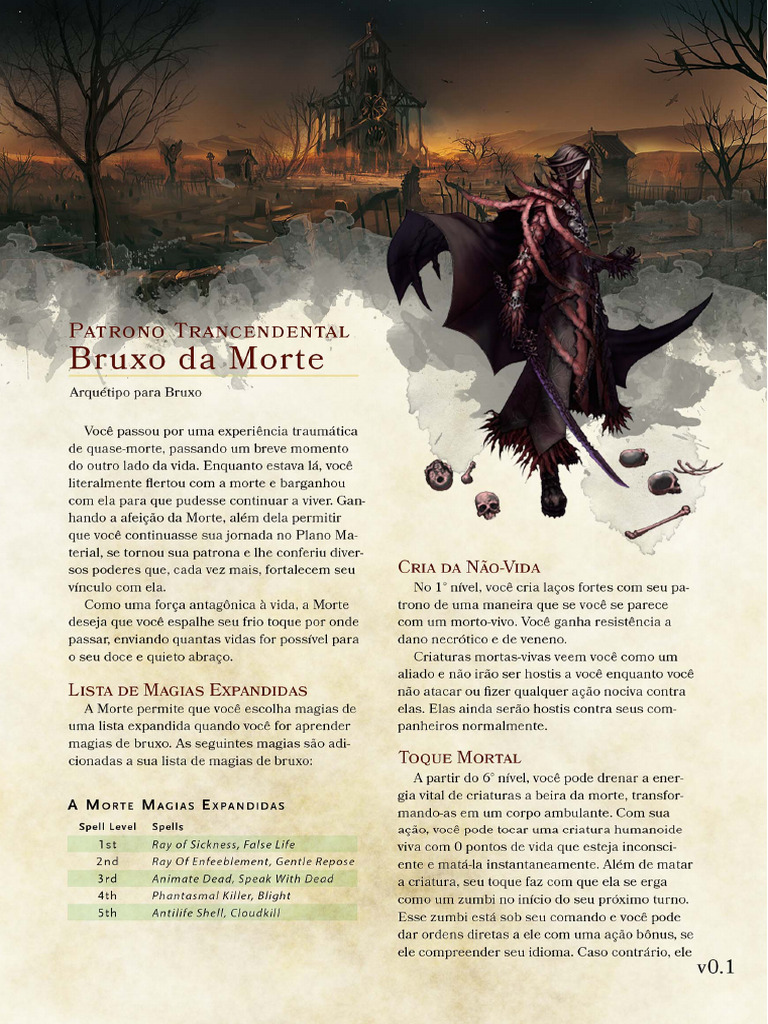 Bruxo Do Patrono Transcendental Da Morte v1 | PDF