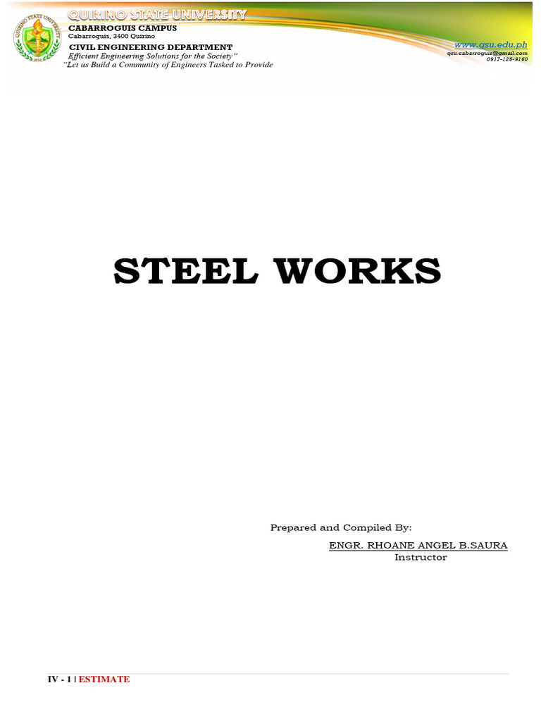 Steel Works | Download Free PDF | Structural Engineering | Building Engineering