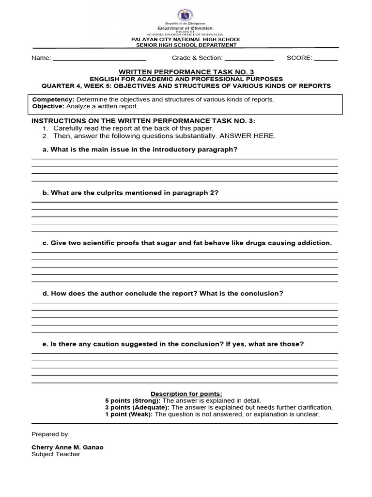 Q4 Week 5 Eapp Report PT 3 | PDF | Dopamine | Drug Withdrawal