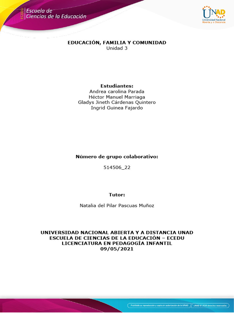 Tarea4 - Planeación e Implemantación de La Experiencia-Grupo22 | PDF | Escuelas | Aprendizaje