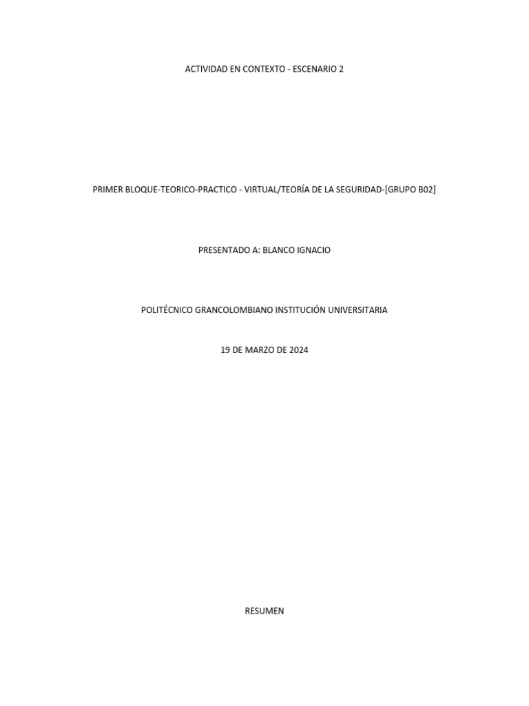 Virtual Teoría de La Seguridad Grupo B02 | PDF | Seguridad de información | La seguridad informática
