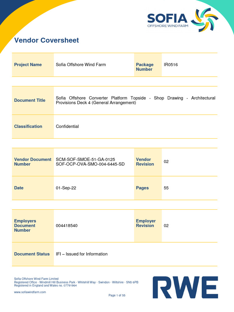 004418540-02-Ge - Sofia Offshore Converter Platform Topside - Shop Drawing - Architectural ...