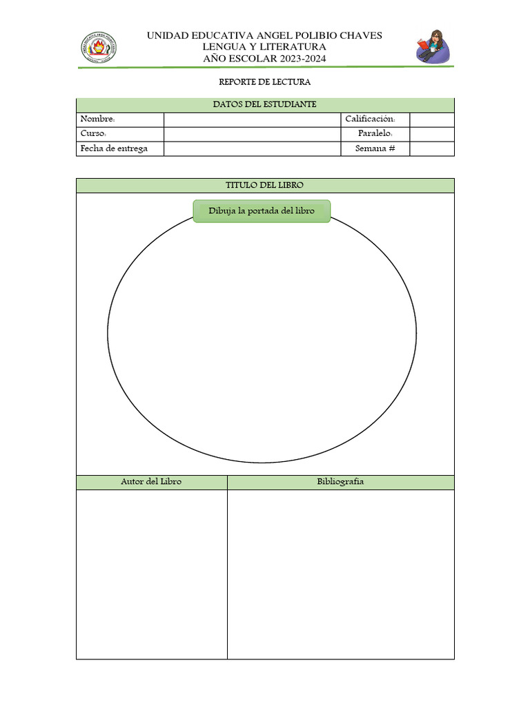 Reporte de Lectura 2do Bgu-C | PDF