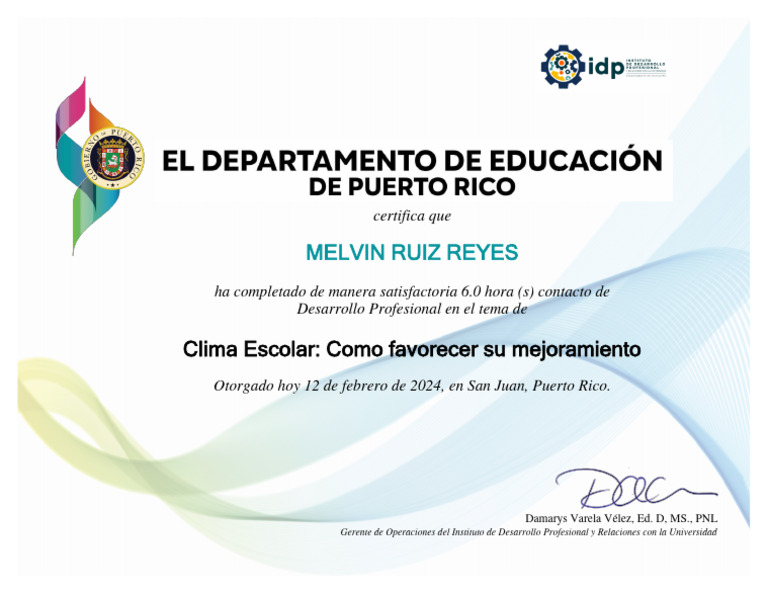Certificado 6 | PDF