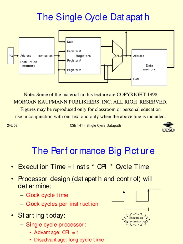 Mips Datapath Pdf Central Processing Unit Computer Engineering