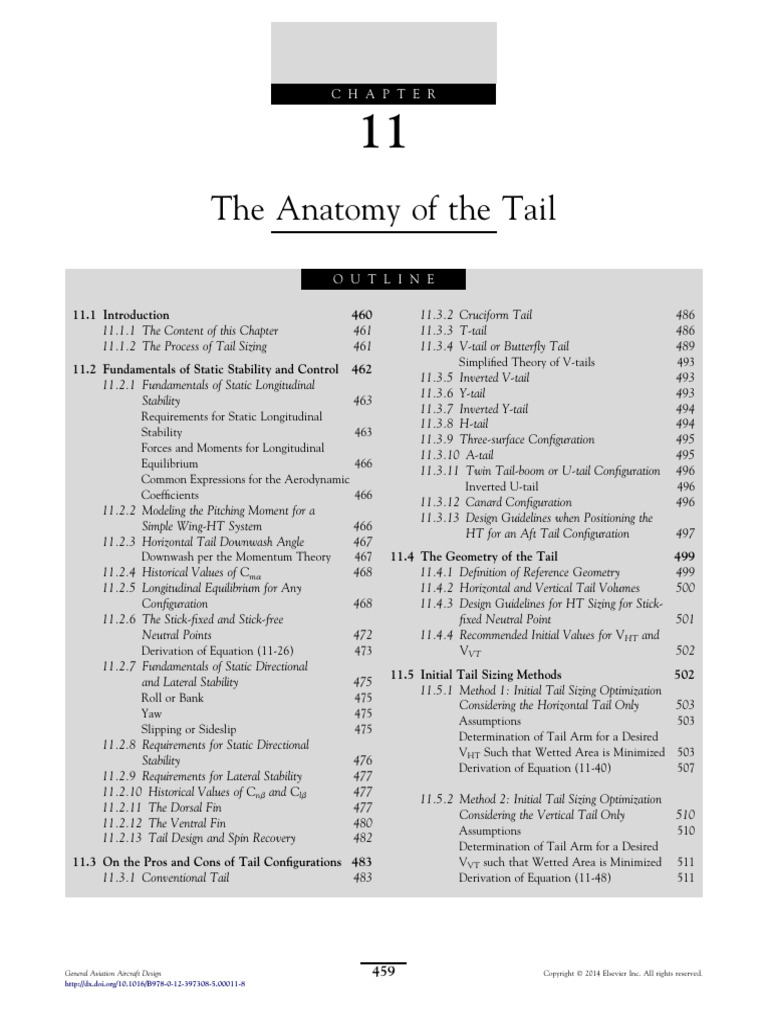 11 - The Anatomy of The Tail | PDF | Empennage | Flight Control Surfaces