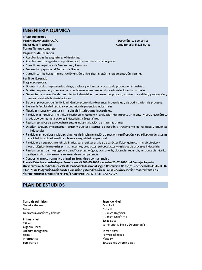 Ing Quimica Pdf Ingeniería Química Ingeniería