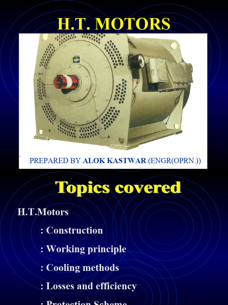 HT Motors | PDF | Electric Motor | Alternating Current