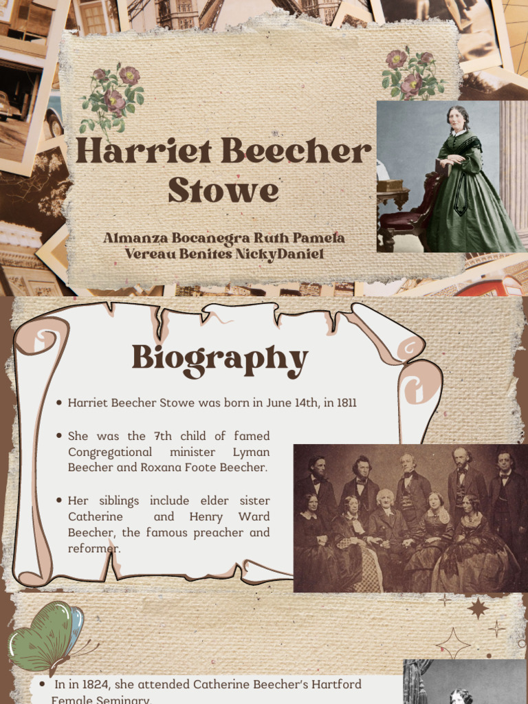 Harriet Beecher Stowe | PDF | Harriet Beecher Stowe | Uncle Tom's Cabin