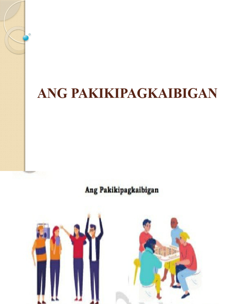 Ang Pakikipagkaibigan | PDF