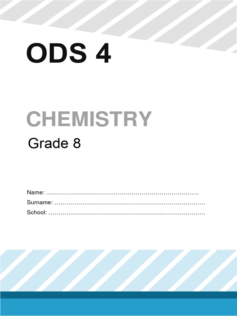 8th Grade ODS4 - Chemistry | PDF | Iodine | Chemical Elements