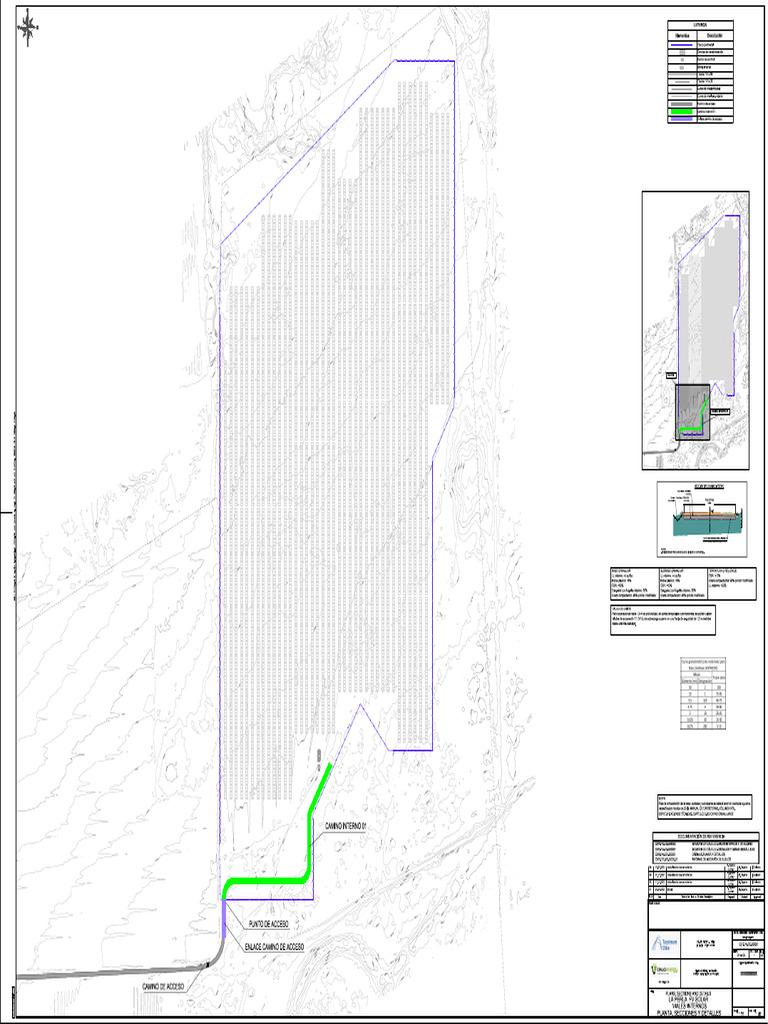 C013-Ya-Dc-006001-04 Viales Internos - Seccion Transversal-Longitudinal ...
