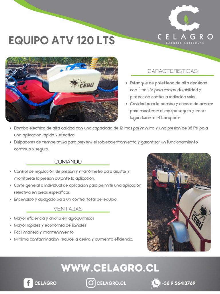 Atv 120 Lts Ficha Nueva | PDF