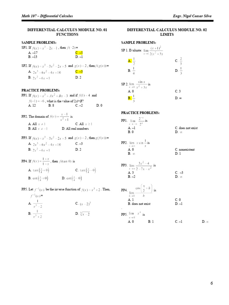 Differential Calculus 2014 | PDF | Tangent | Curvature