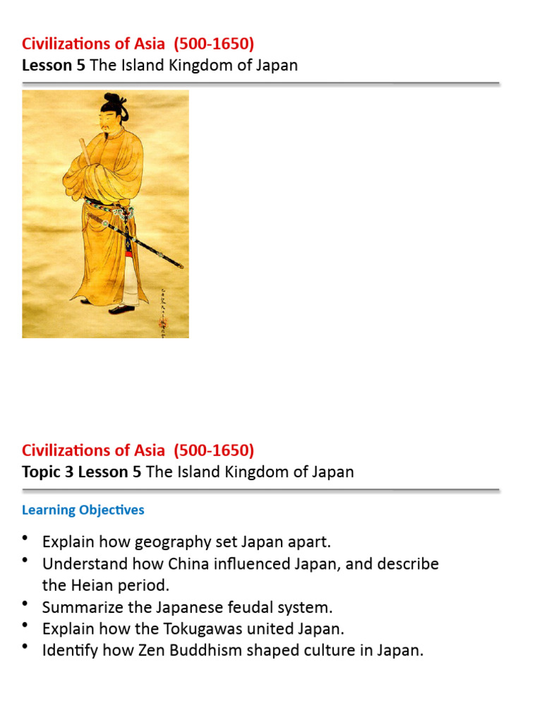 Topic 3 Lesson 5 | PDF | Japan | Bushido