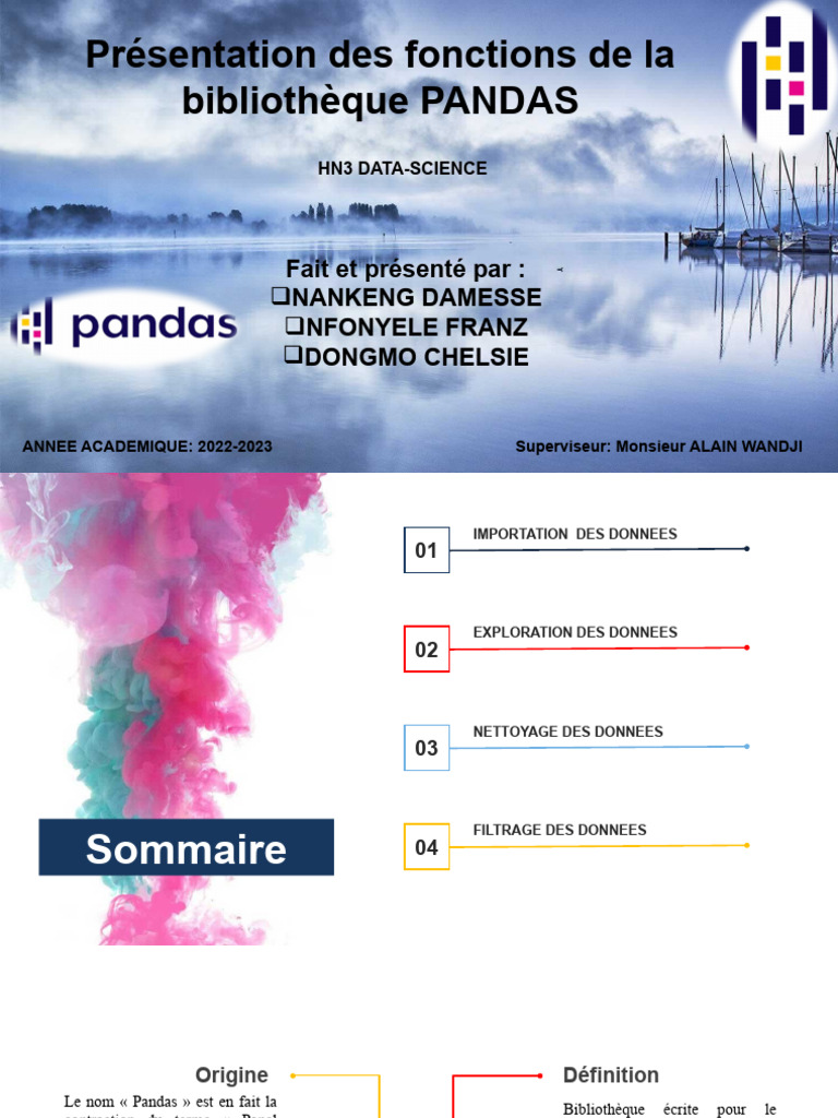 Fonctions Clés de Pandas en Python | PDF | Fichier informatique | Données informatiques