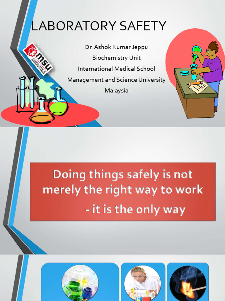 Laboratory Safety Precautions | Download Free PDF | Laboratories