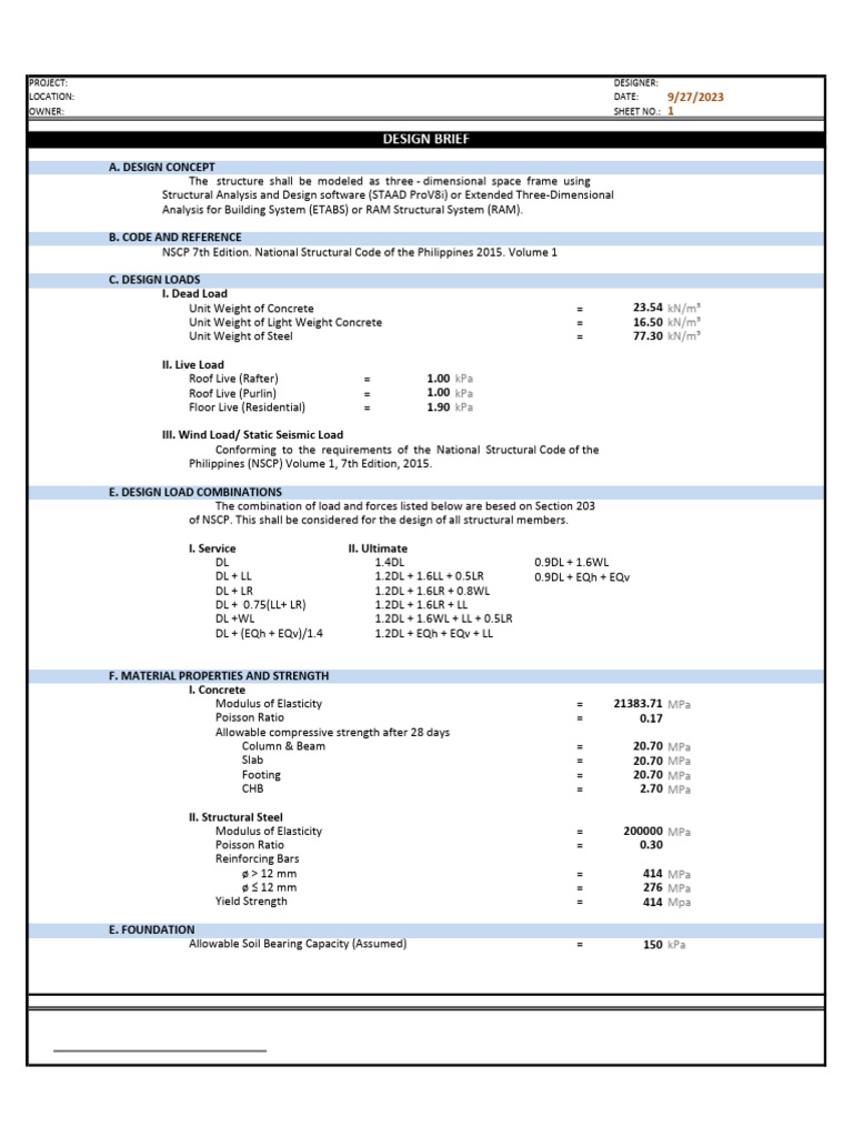 Calculation Report | PDF | Strength Of Materials | Solid Mechanics