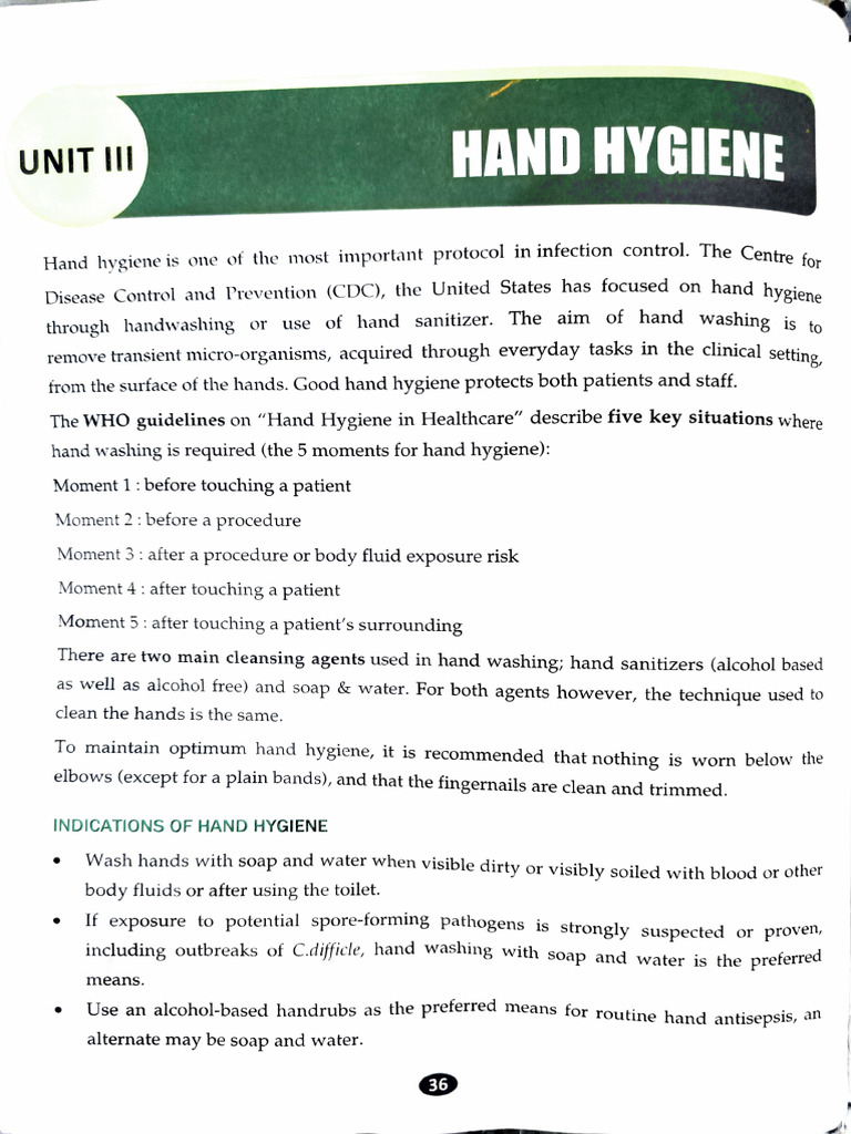 Hand Hygiene | PDF | Hand Washing | Hygiene