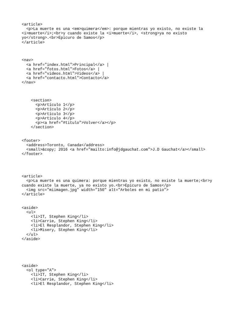 Code00-00 (Ejemplos Diversos) | PDF