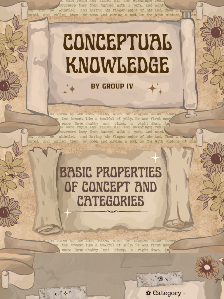 Understanding Concepts and Categories | PDF | Concept | Mental Processes
