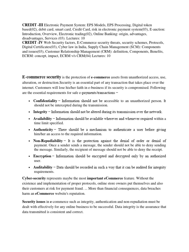 Ecom 2 | PDF | Transport Layer Security | Information Security