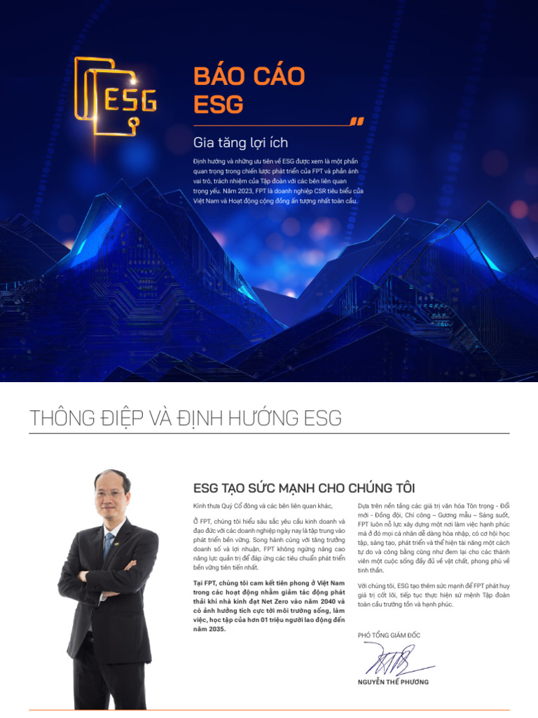 FPT Ar 2023 Esg Vie | PDF
