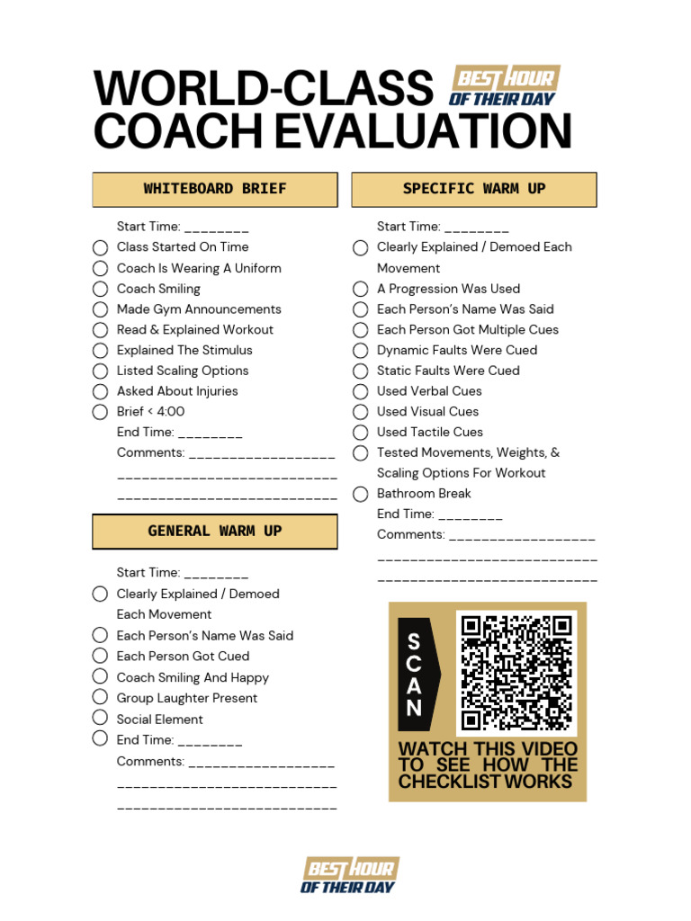 World Class Coach Evaluation | PDF | Cognitive Science | Neuroscience
