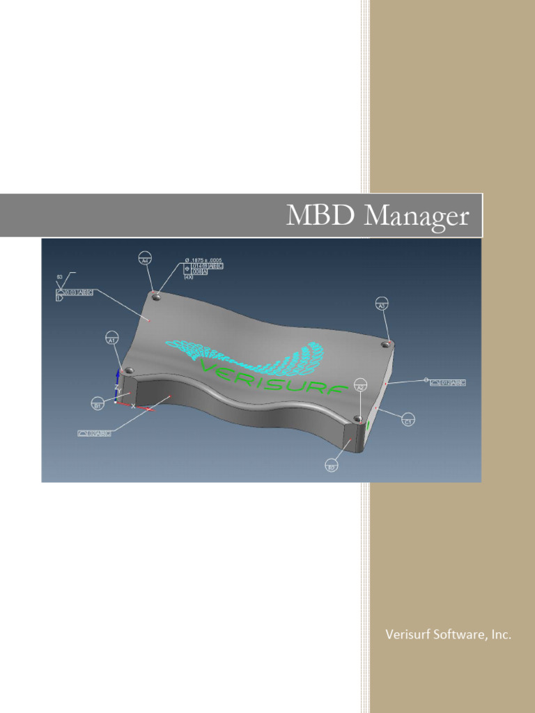 MBD Manager: Verisurf Software, Inc | Download Free PDF | Angle | Software