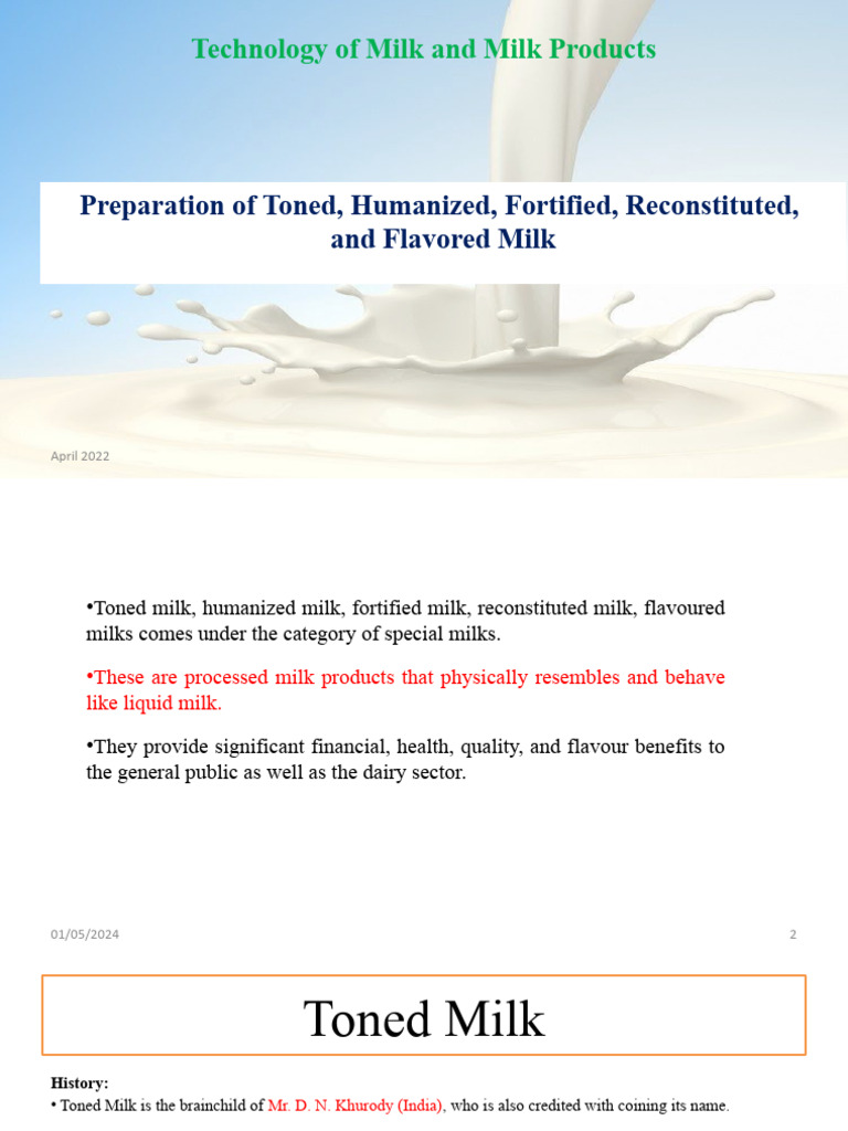 Special Milk Flavoured Milk-1 | PDF | Milk | Drink
