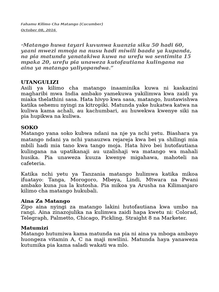 Matango | PDF