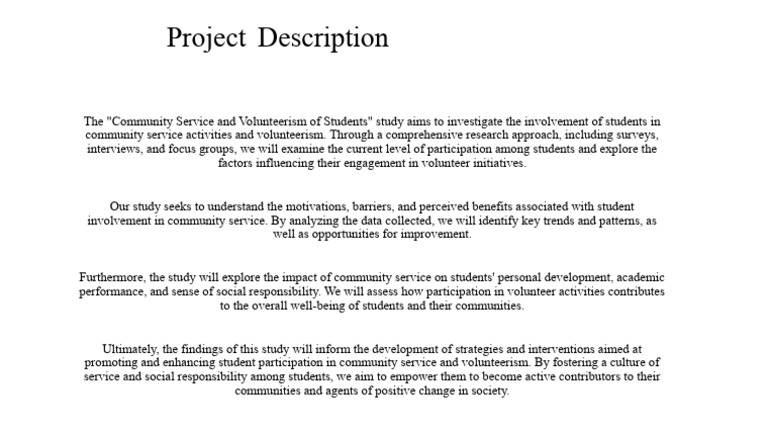 Student Volunteerism Insights | PDF