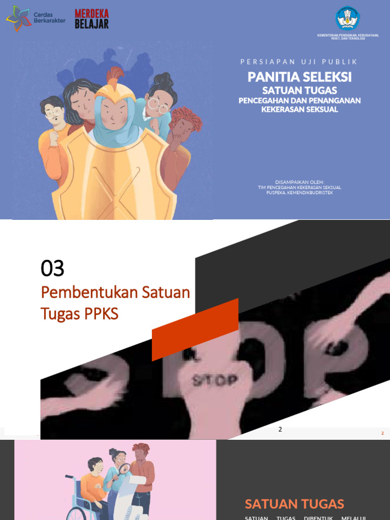 Teknis Uji Publik Calon Panitia Seleksi Satgas PPKS - 1 | PDF