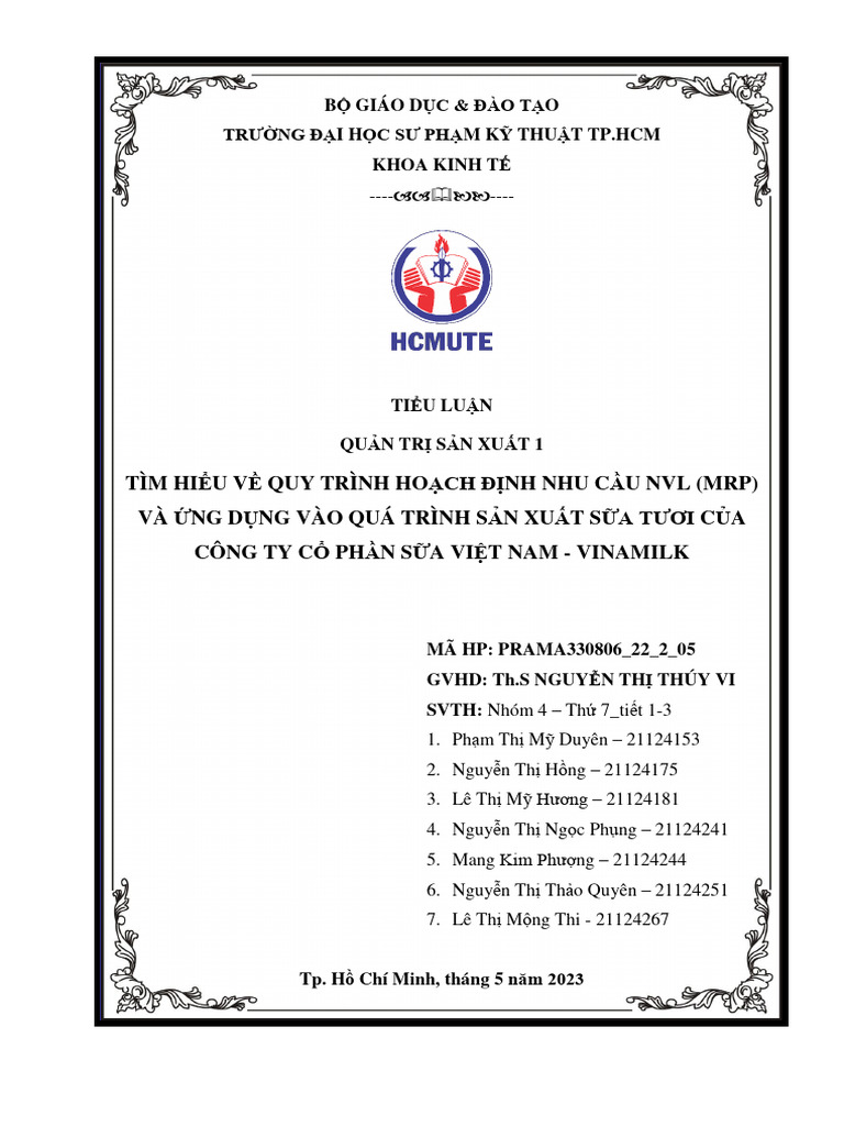 Tlck-nhóm 4 Thứ 7 Tiết 1-3 | PDF
