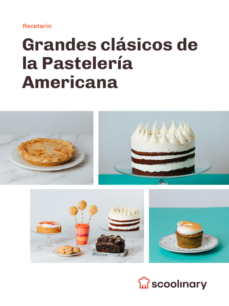 ES Recetario Grandes Clasicos de La Pasteleria Americana | PDF ...
