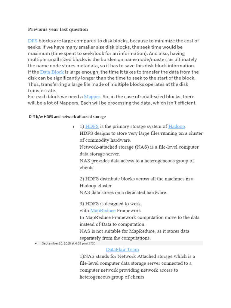 HDFS Blocks | PDF | Apache Hadoop | Computer Cluster