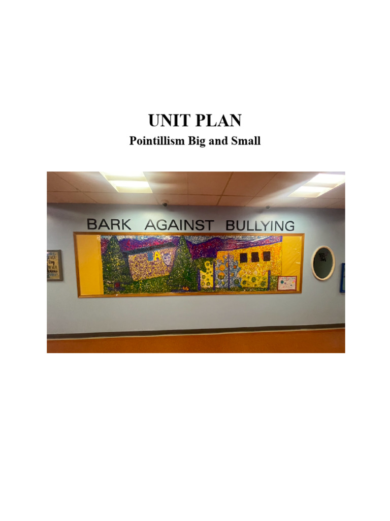 Pointillism Unit Plan | PDF | Mural | Classroom