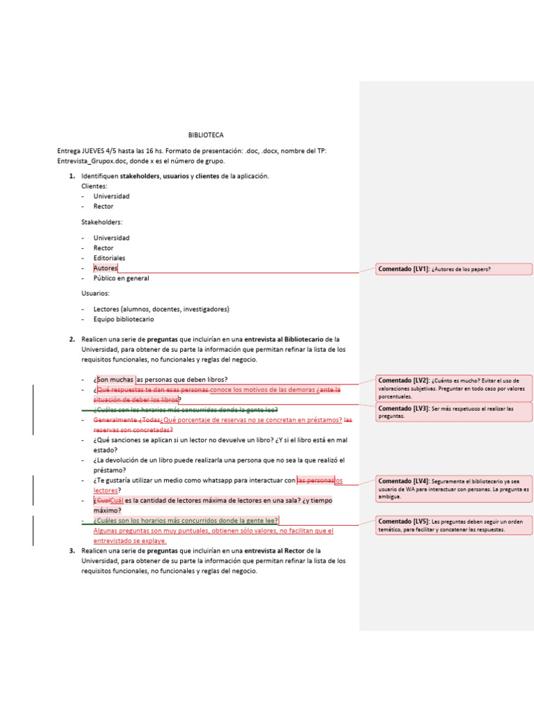TP - Biblioteca - Grupo2. Ing de Requisitos Utn | PDF | Informática | Tecnologías de la información