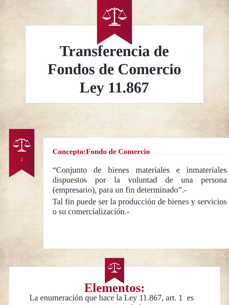 Transferencia de Fondo de Comercio | Descargar gratis PDF | Comercio | Bienes (Ley)