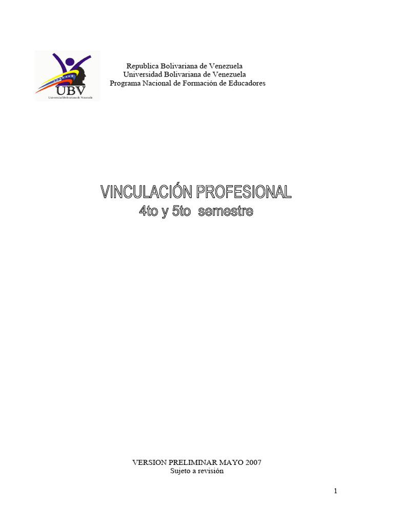VPM 4 y 5 Semestre | PDF | Maestros | Enseñando