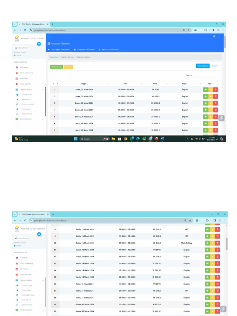 Week 4 - SS Attendance List & Score | PDF